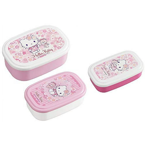 Three Hello Kitty Lunch (Bento) Boxes that Fit Inside Each Other for ...