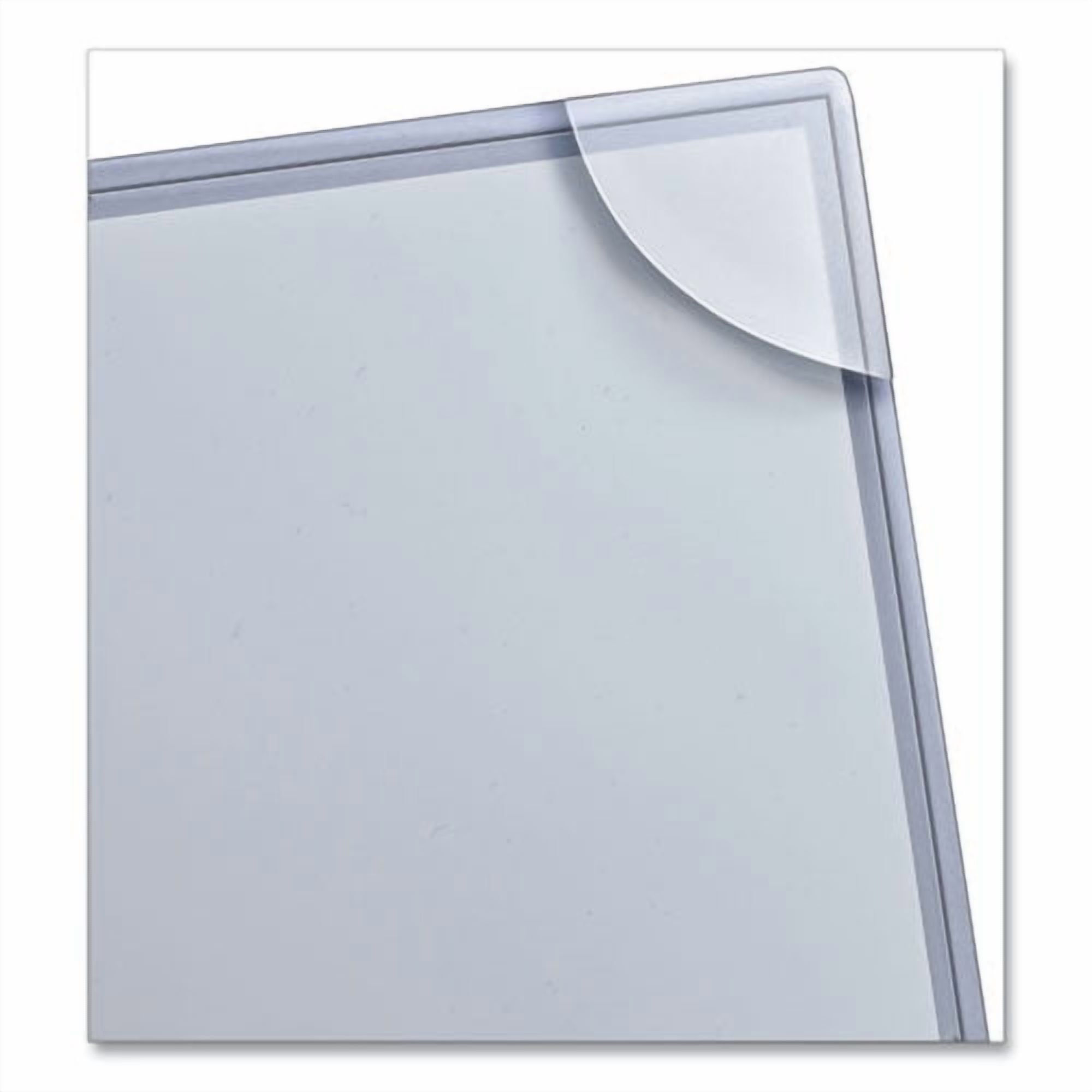 Three-Hole Punched Corner Lock Plastic Sleeves, 11 3/4 X 9 1/2, Clear ...