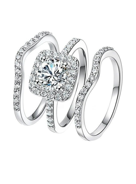 Stackable Engagement Ring Sets