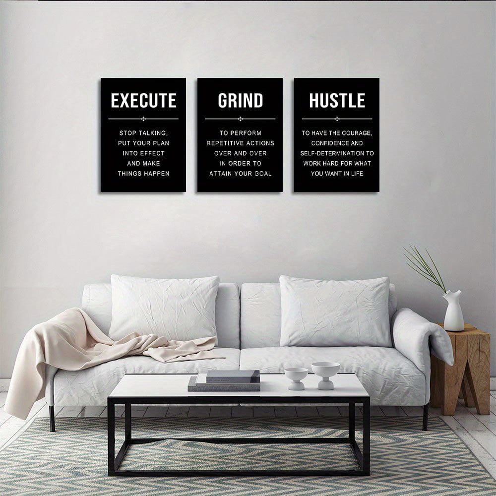 Three Inspirational Sayings of Execution, Training, Struggle ...