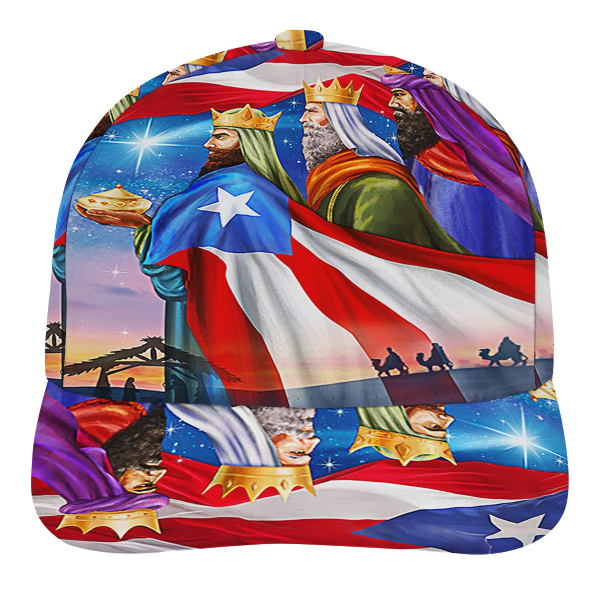 Three Kings Puerto Rico Epiphany Feliz dia de Reyes baseball cap hat ...