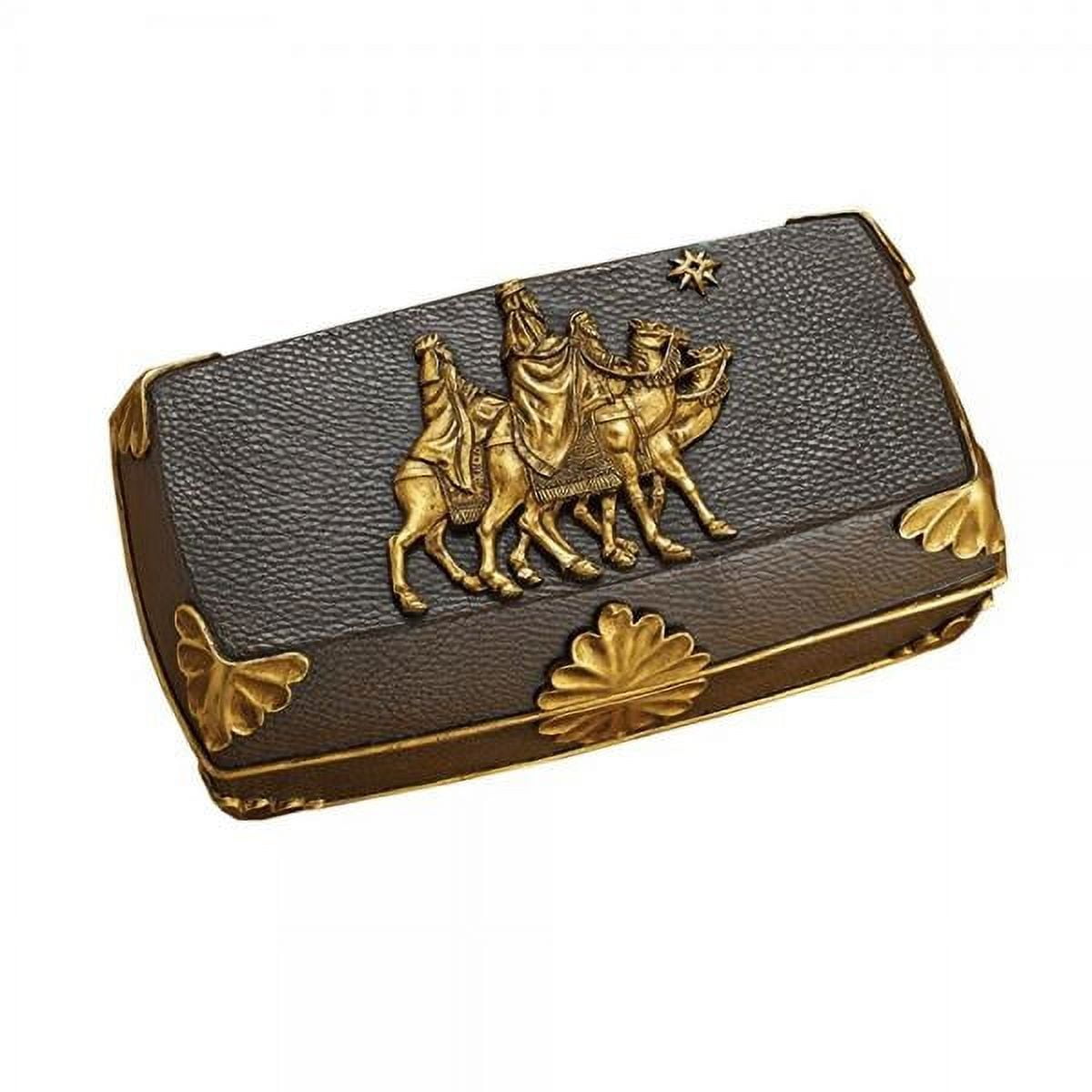 Three Kings Regal Music Box with 23K Gold, Frankincense, Myrrh, and ...