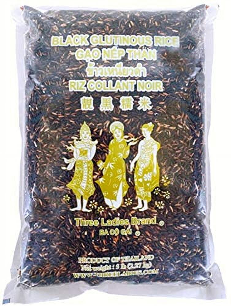 Three Ladies Rice (Black Glutinous Rice, 5 lbs) - Walmart.com