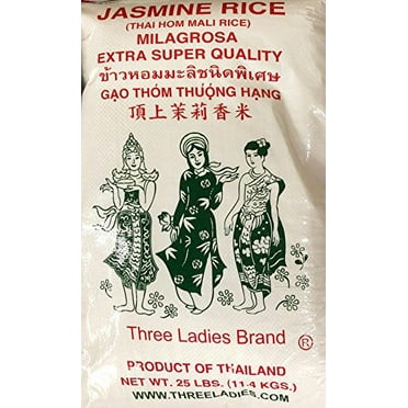 Three Ladies Brand Jasmine Rice Milagrosa Extra Quality Long Grain ...