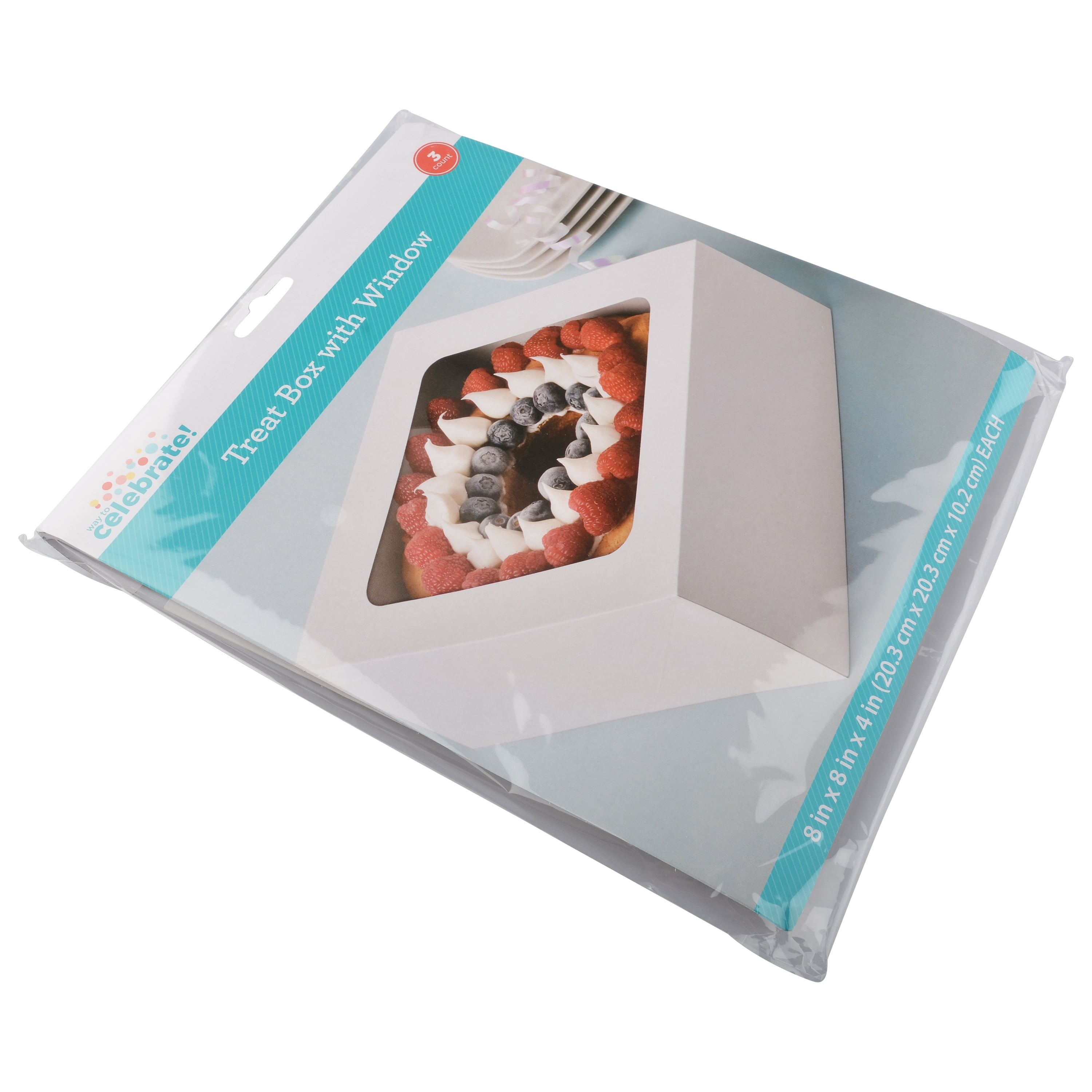 Three Large Treat Boxes with Windows - Walmart.com