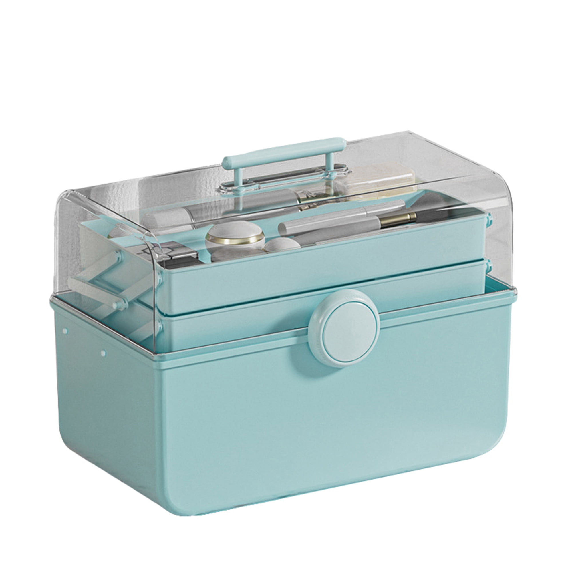 Three-Layer Clear Plastic Storage Box/Tool Multipurpose Organizer and ...