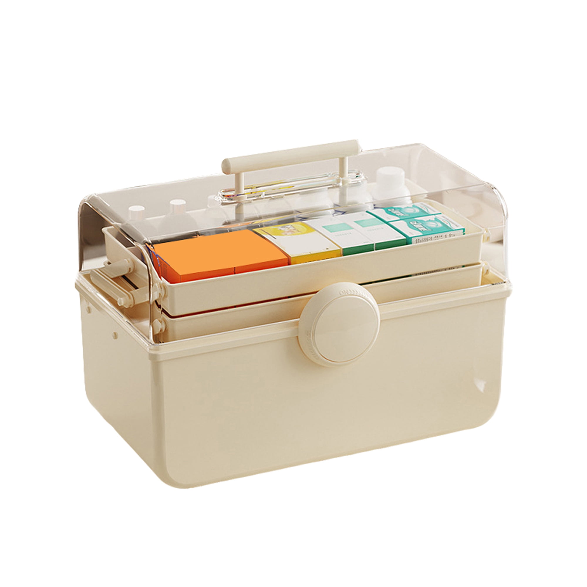 Three-Layer Clear Plastic Storage Box/Tool Multipurpose Organizer and ...