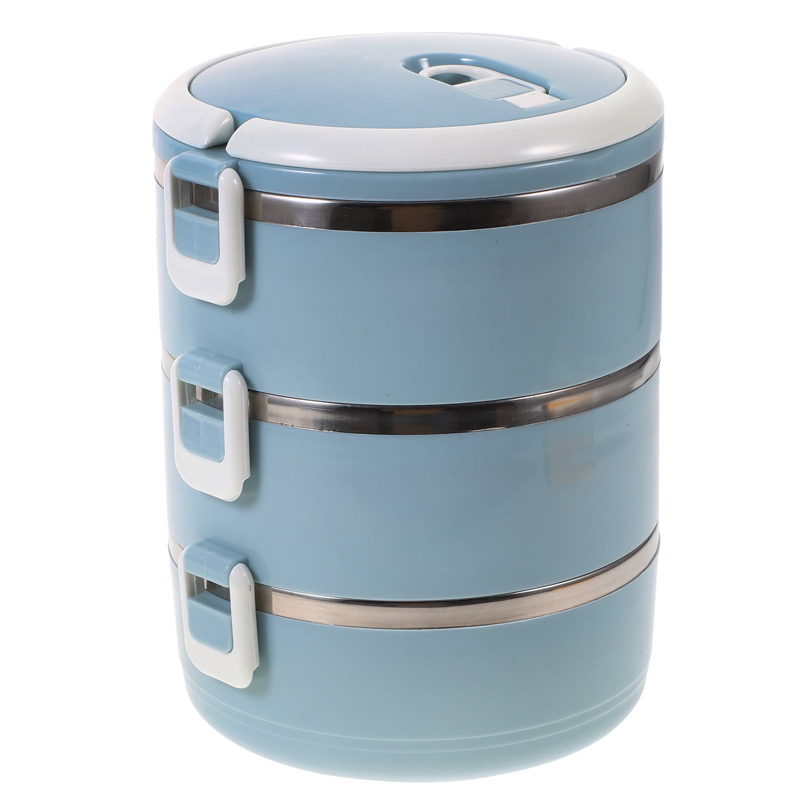 Three Layer Metal Container with Lid Lunch Containers Lunch Boxes ...