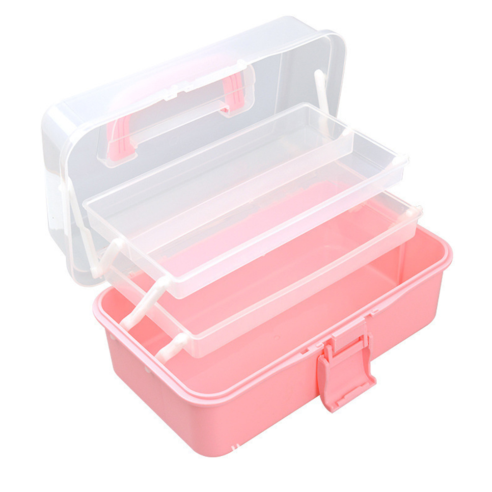 Three Layer Storage Box Foldable Boxes Bins Wear-resistant Desk ...