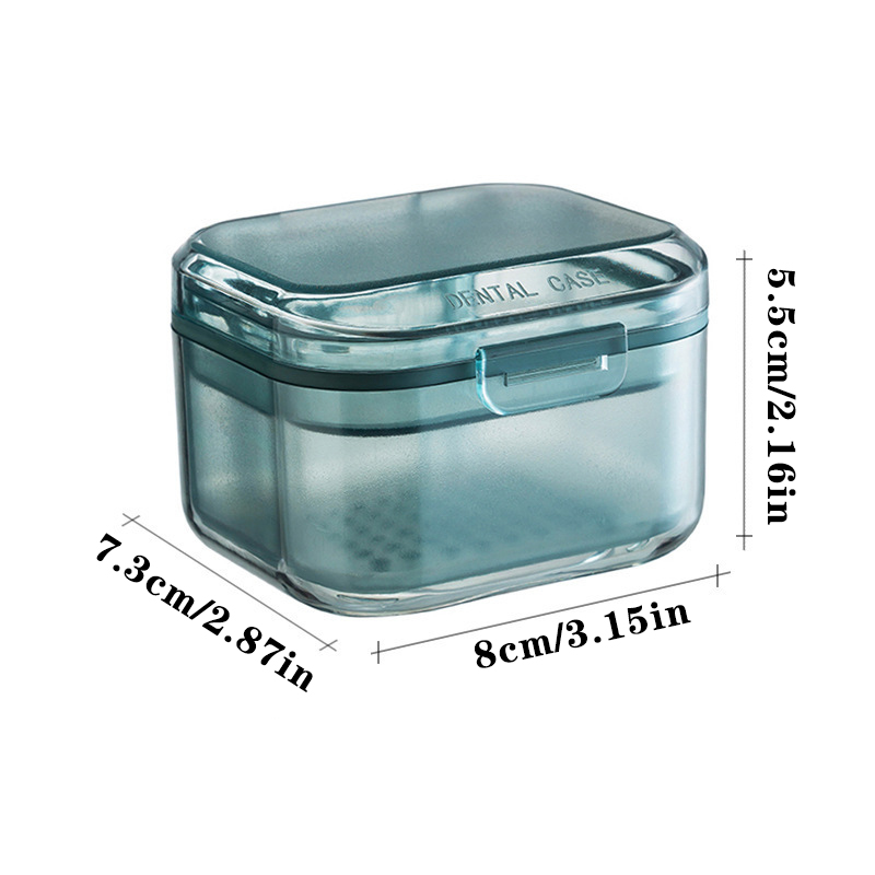 Three Layers Braces Box Invisalign Retainer Case Orthodontic Storage ...