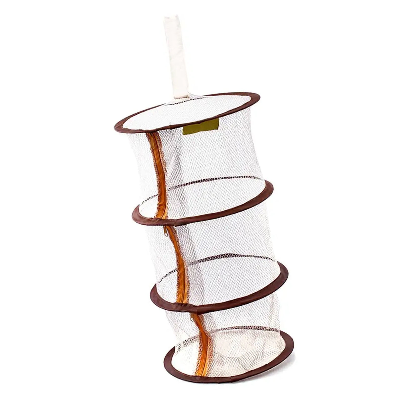 Three Layers Drying Rack Zippers Bra Drying Basket Net Herbal Drying ...