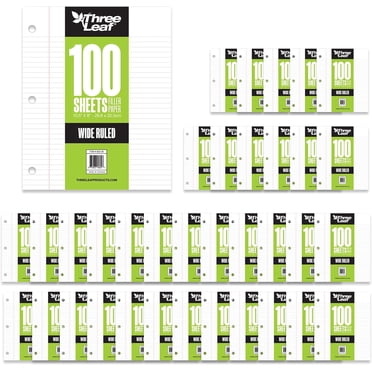 Raised Line Writing Paper - Red and Blue Lines -Package of 50 - Walmart.com