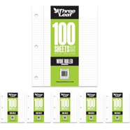 RediSpace Wide Ruled Writing Notebook Filler Paper, Designed by ...