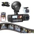 Three-Lens Driving Recorder, Triple-View Dashcam for Full Protection ...