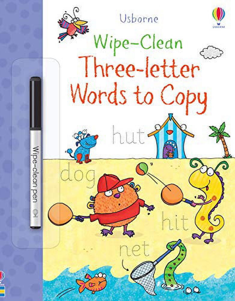 Three-Letter Words to Copy Wipe-Clean Workbook - Walmart.com