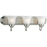 LED Modern 3 Light Vanity Bathroom Light Fixture with Clear Glass Shade ...