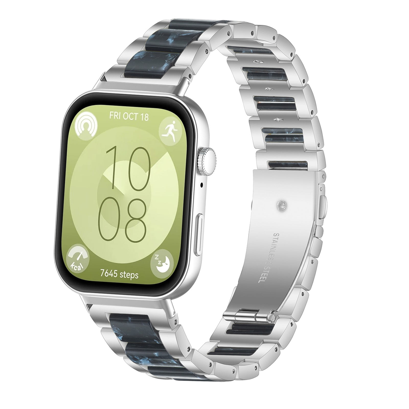 Three Link Bracelet Compatible With Smartwatch Comfortable And Style ...