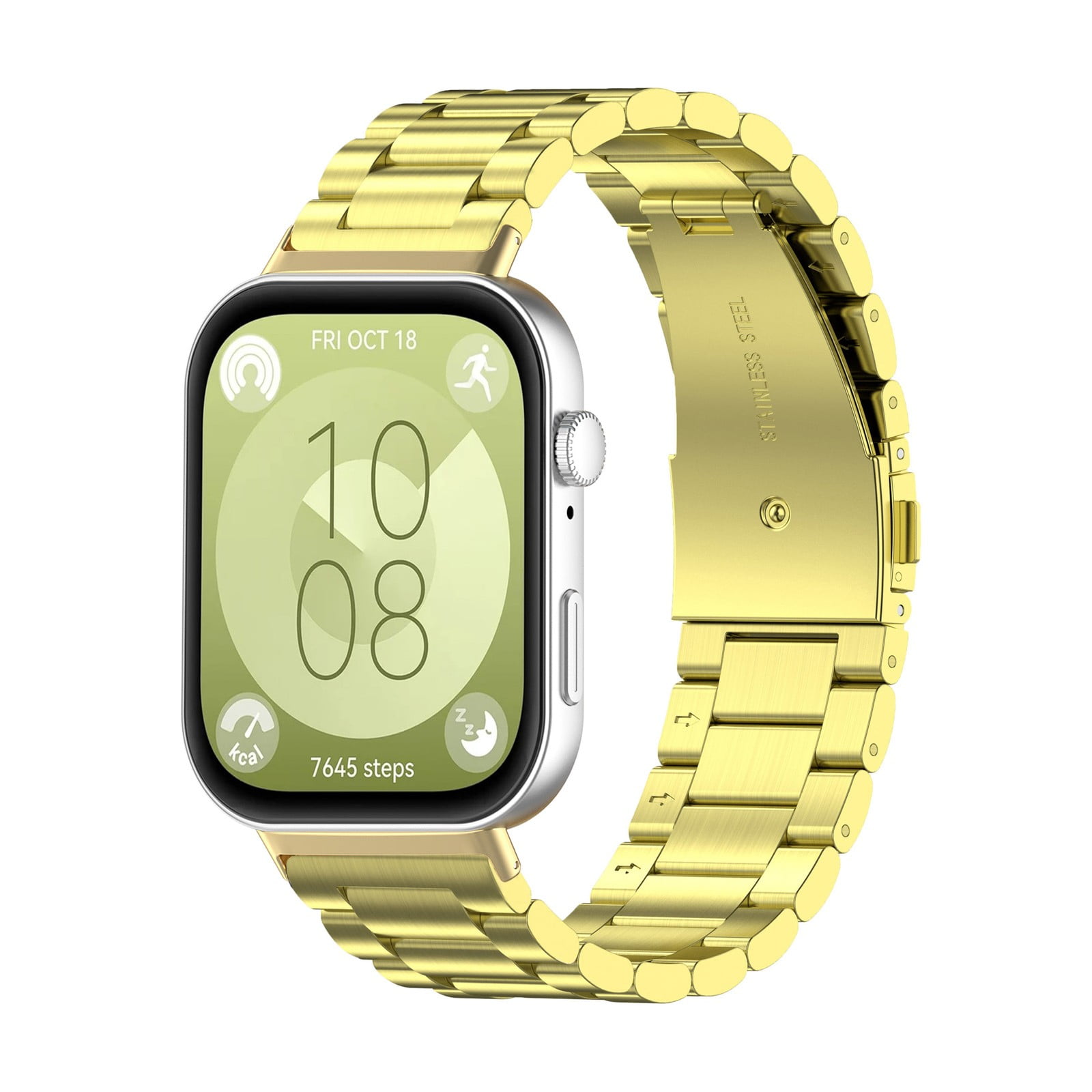 Three Link Bracelet Compatible With Smartwatch Comfortable And Style ...