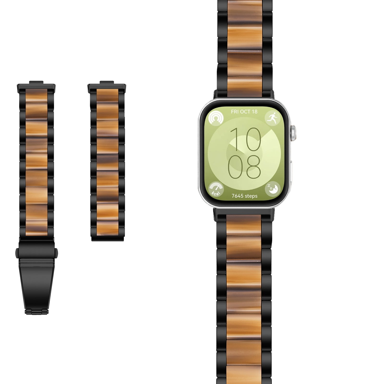 Three Link Bracelet Compatible With Smartwatch Comfortable And Style ...