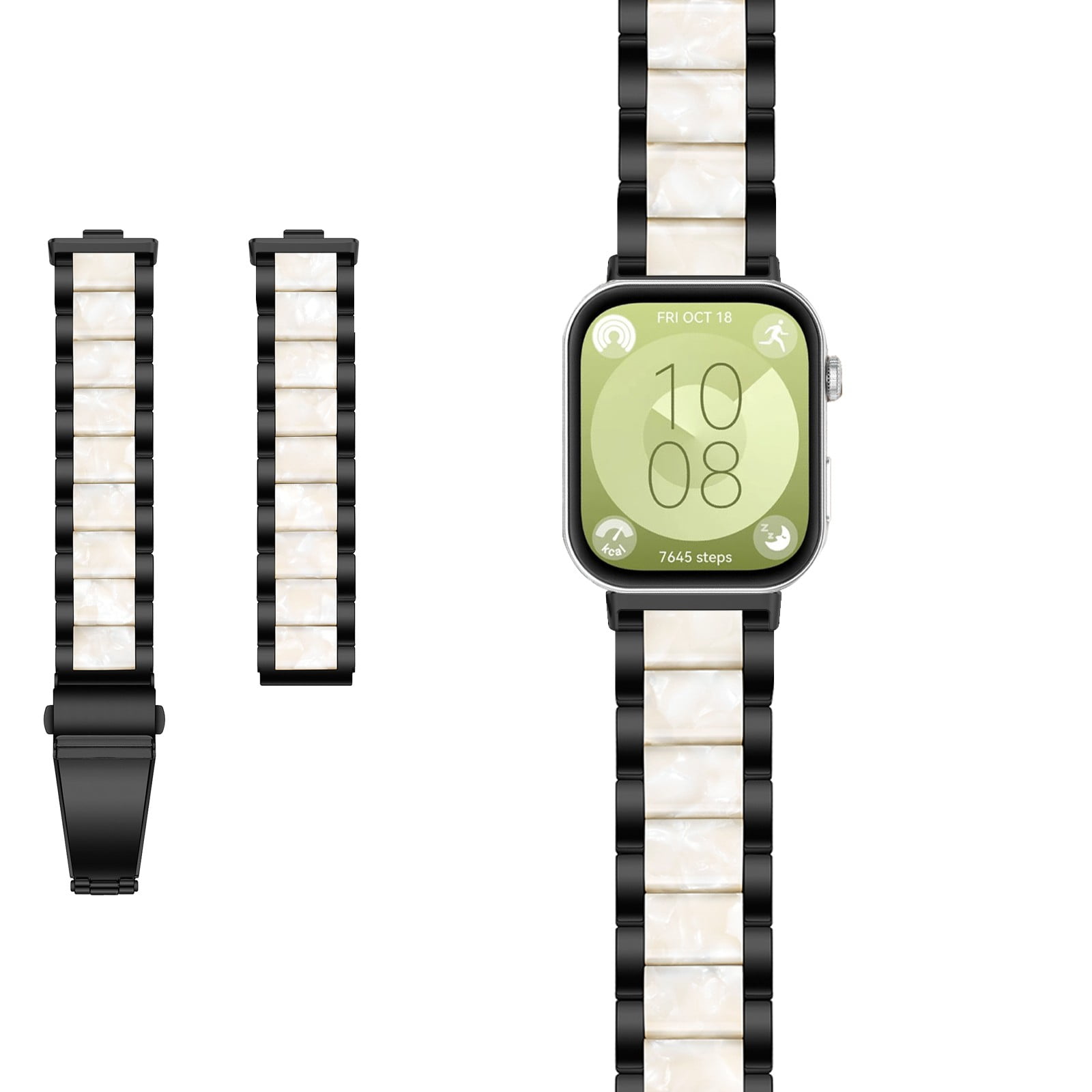 Three Link Bracelet Compatible With Smartwatch Comfortable And Style ...