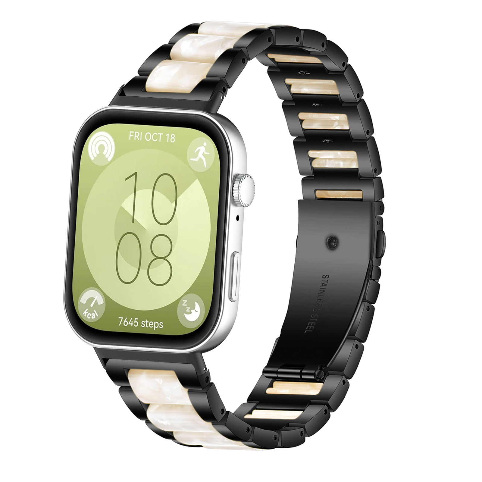 Three Link Bracelet Compatible With Smartwatch Comfortable And Style ...