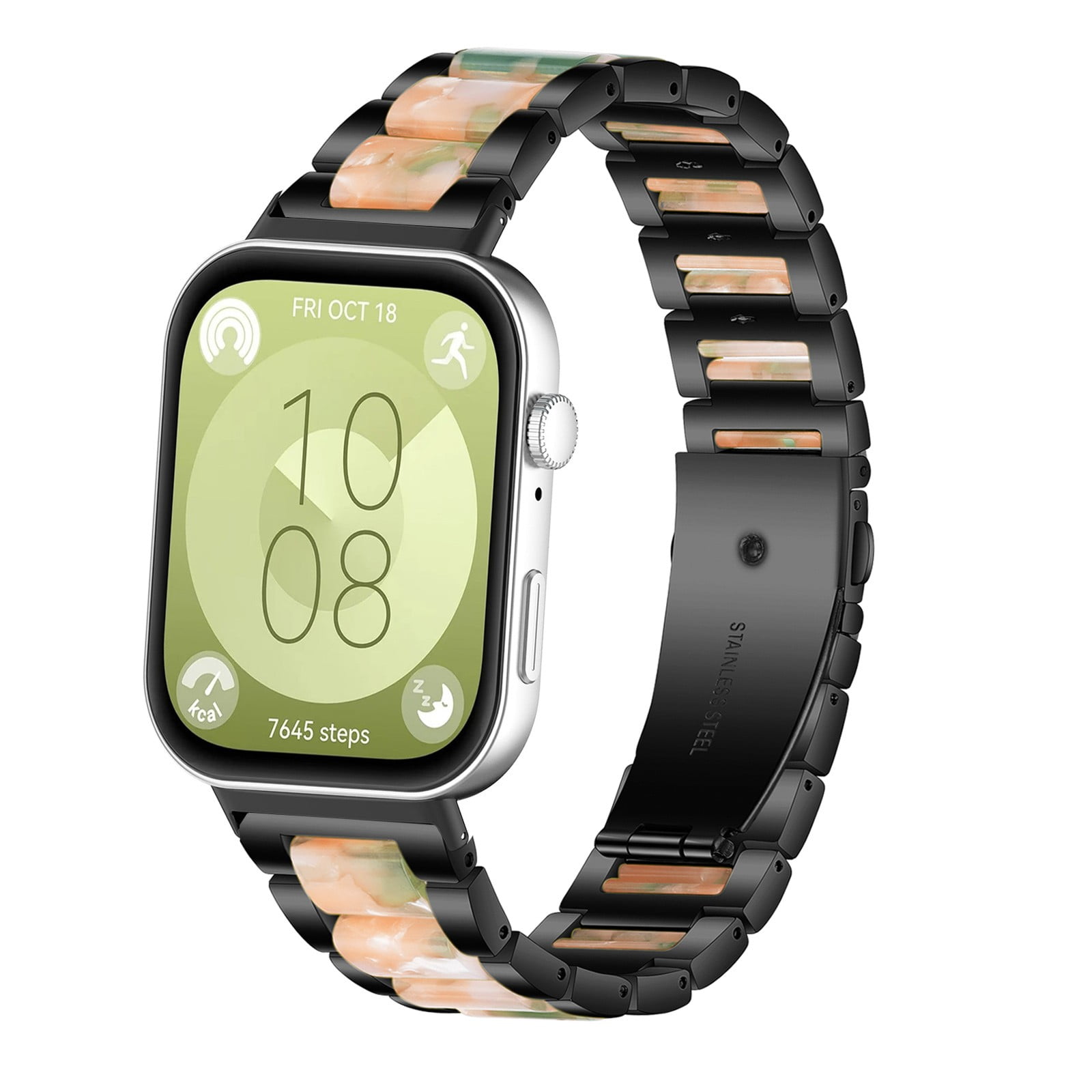 Three Link Bracelet Compatible With Smartwatch Comfortable And Style ...