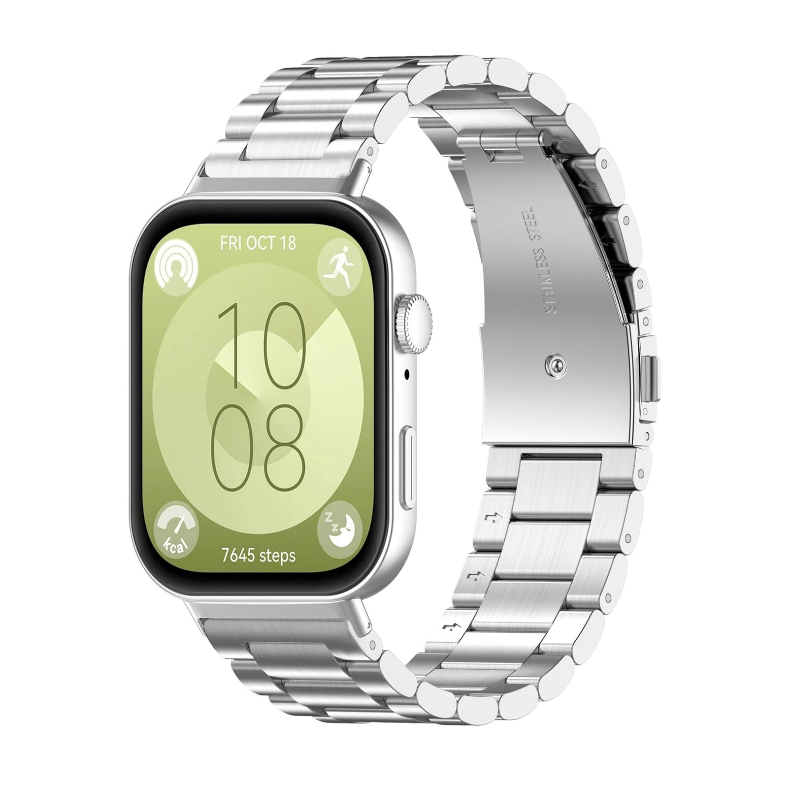 Three Link Bracelet Compatible With Smartwatch Comfortable And Style ...