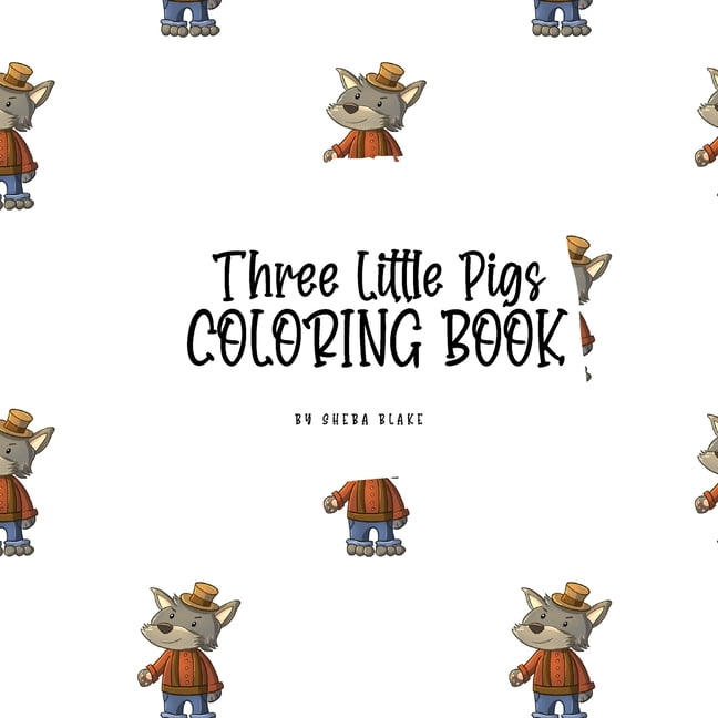 three little pigs coloring book
