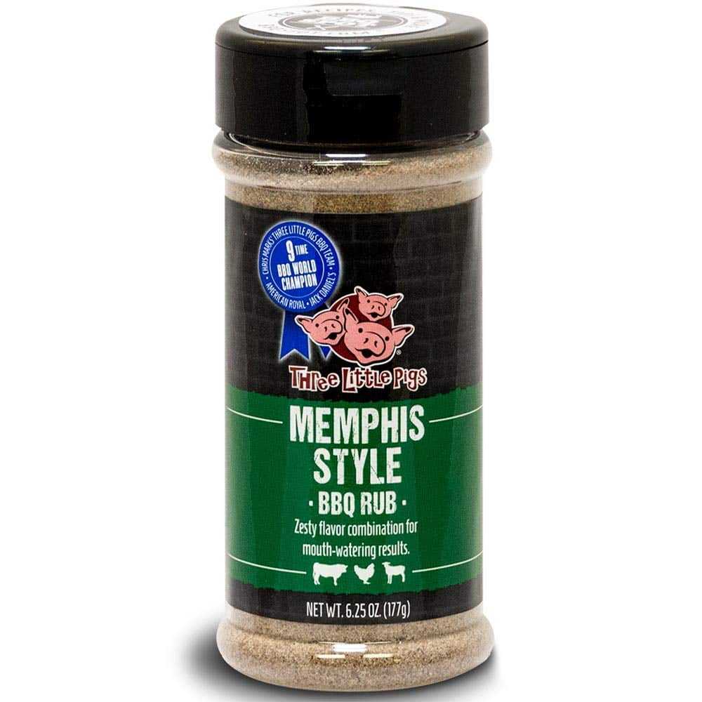 Three Little Pigs Memphis Style BBQ Rub - Walmart.com