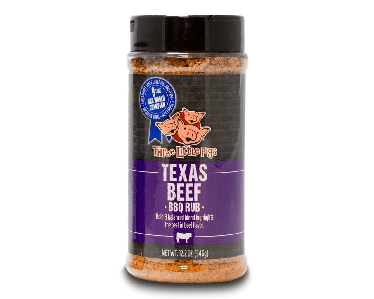 Three Little Pigs Texas Beef BBQ Rub Large 12.2 oz H1 - Walmart.com