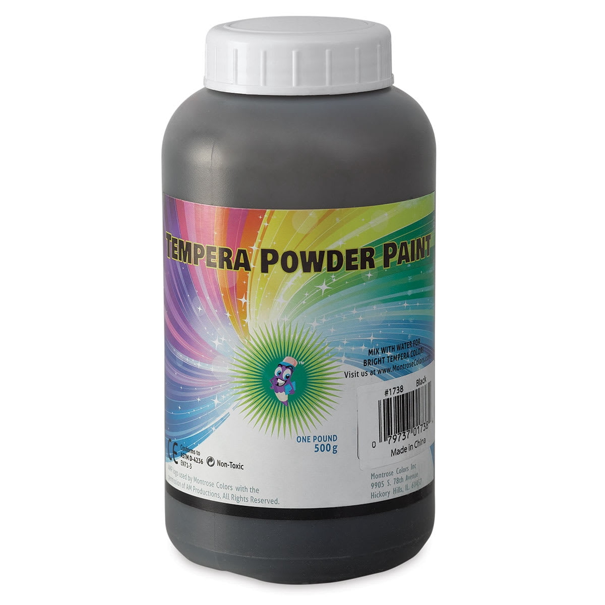 Three Little Twigs Tempera Powder Paint - Black, 1 lb, Jar - Walmart.com