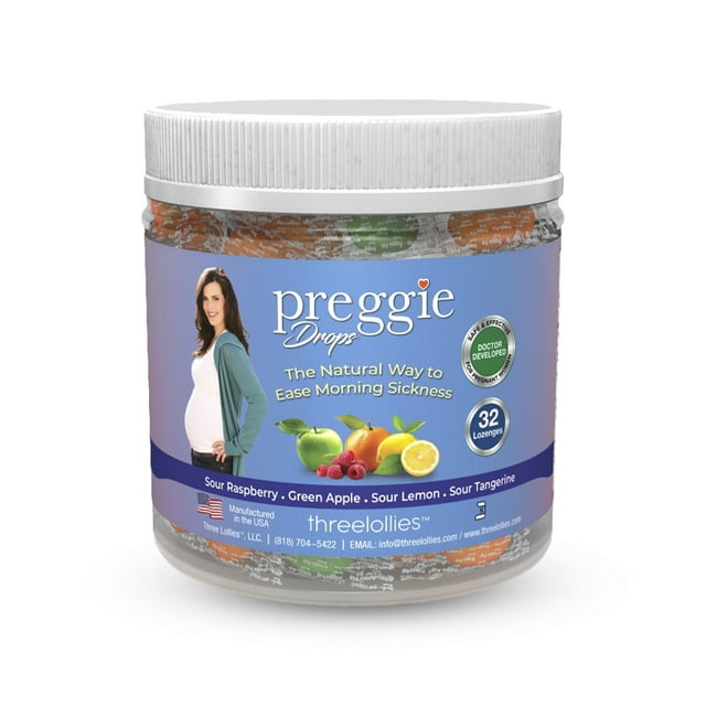Three Lollies Preggie Drops - Pregnancy Nausea Relief - Naturally ...