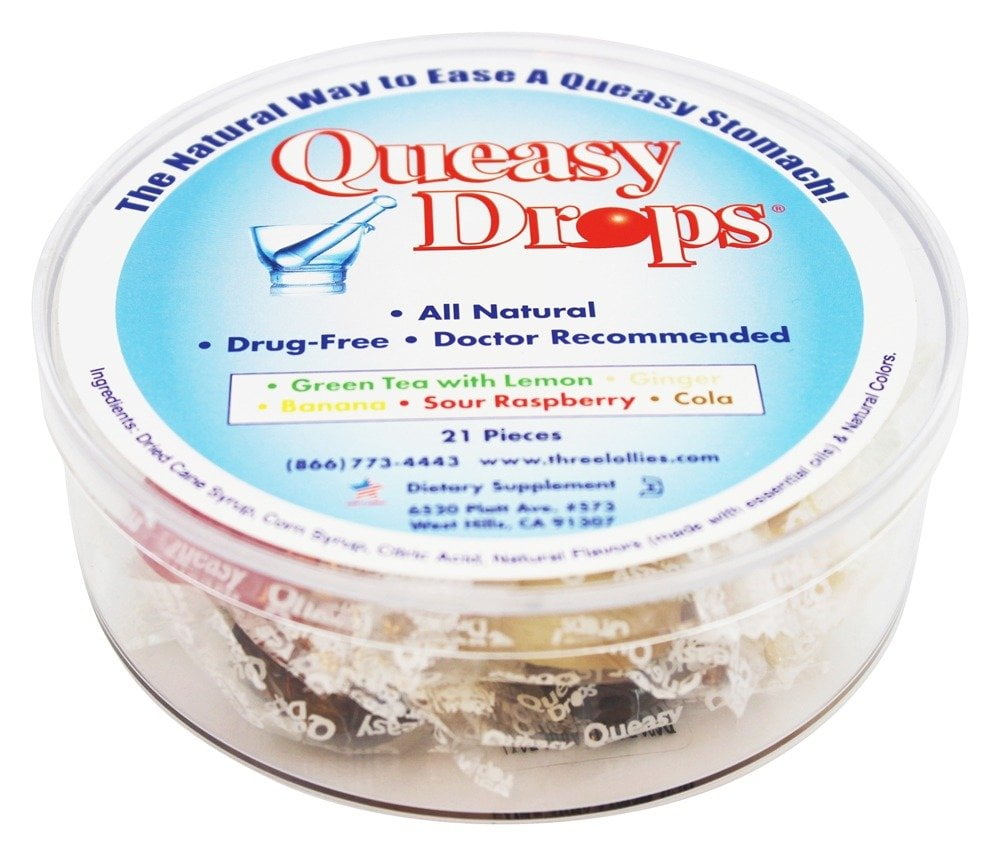 Three Lollies Queasy Drops - Container - 21 Pack - Walmart.com