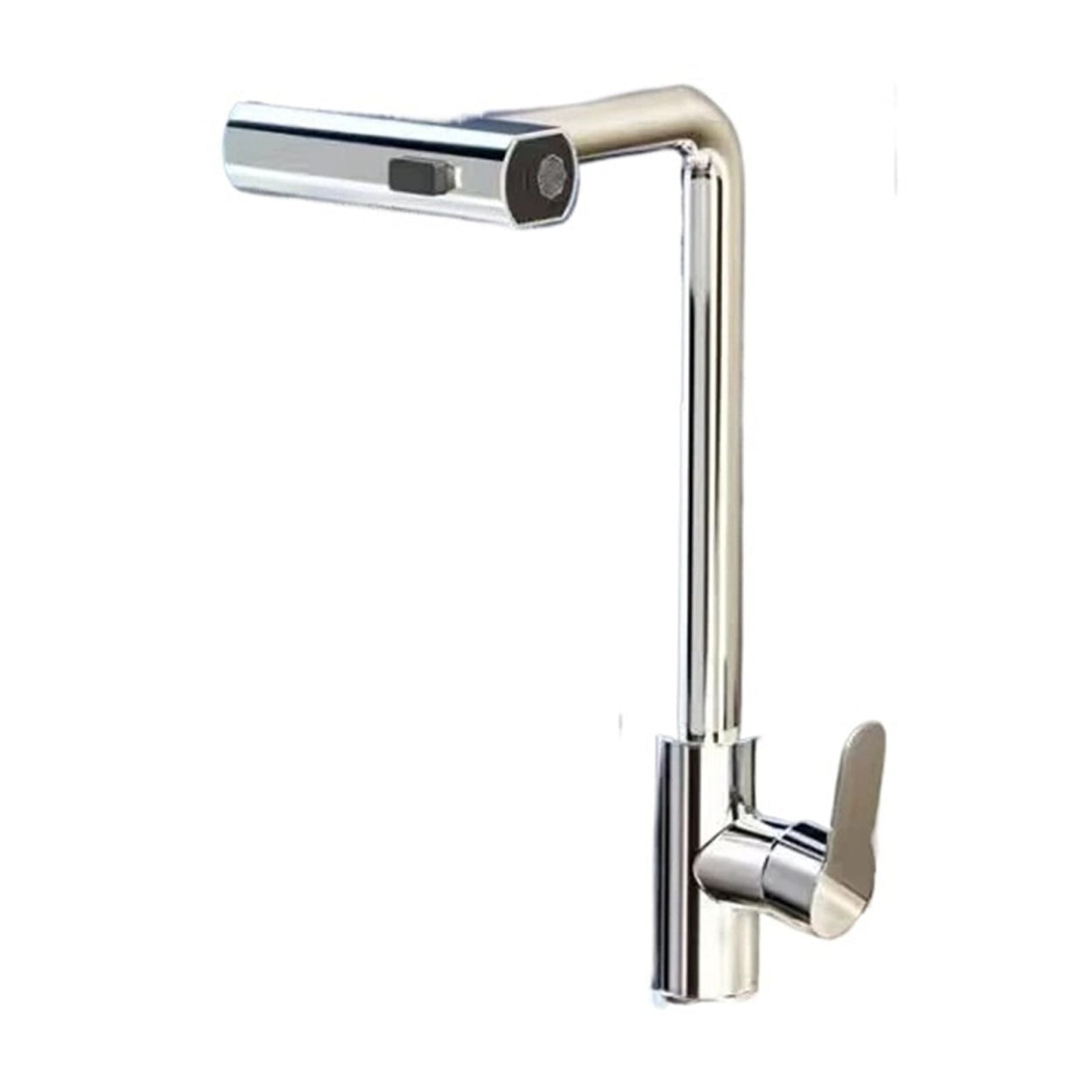 Three Modes Kitchen Faucets Pull Out Rotation Waterfall Stream Sprayer ...