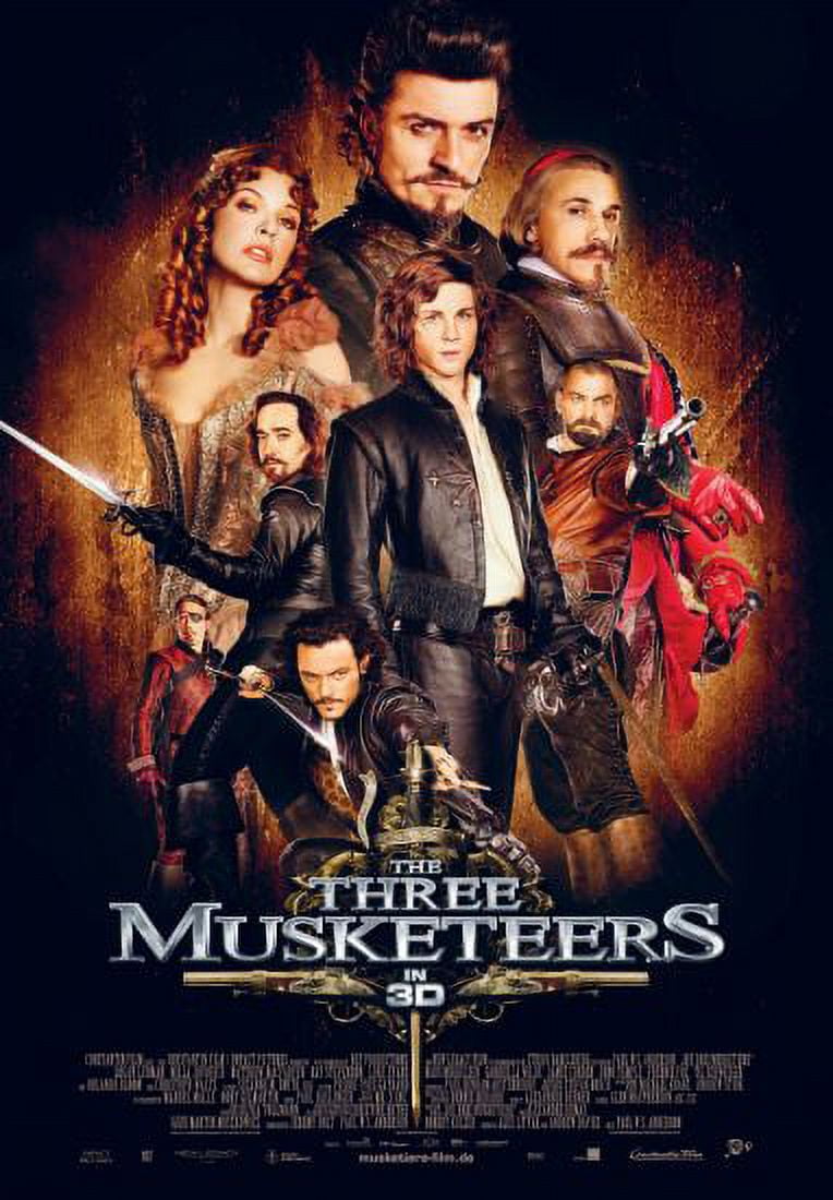 Three Musketeers Movie Poster 16x24 Unframed, Age: Adults Western ...