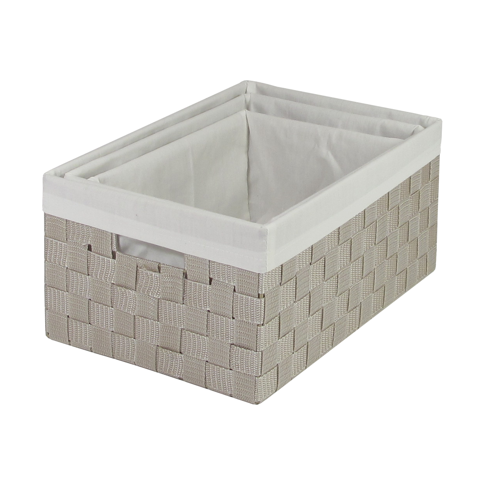 Three PC Basket Set - Beige - Walmart.com