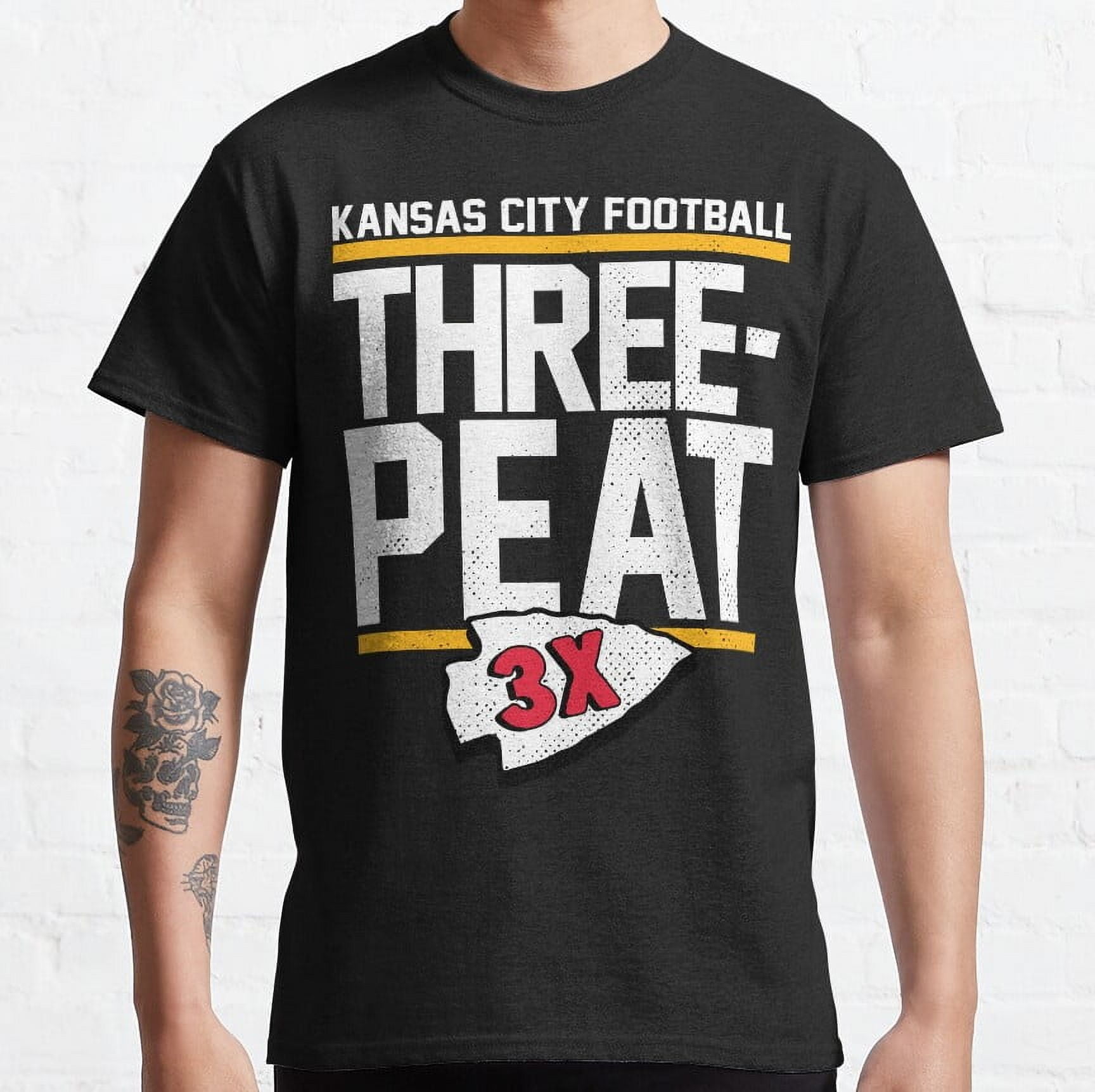 Three-Peat Kansas Classic T-Shirt - Walmart.com
