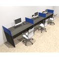 Three Person Modern Divider Office Workstation Desk Set, #OT-SUL-SPB66 ...