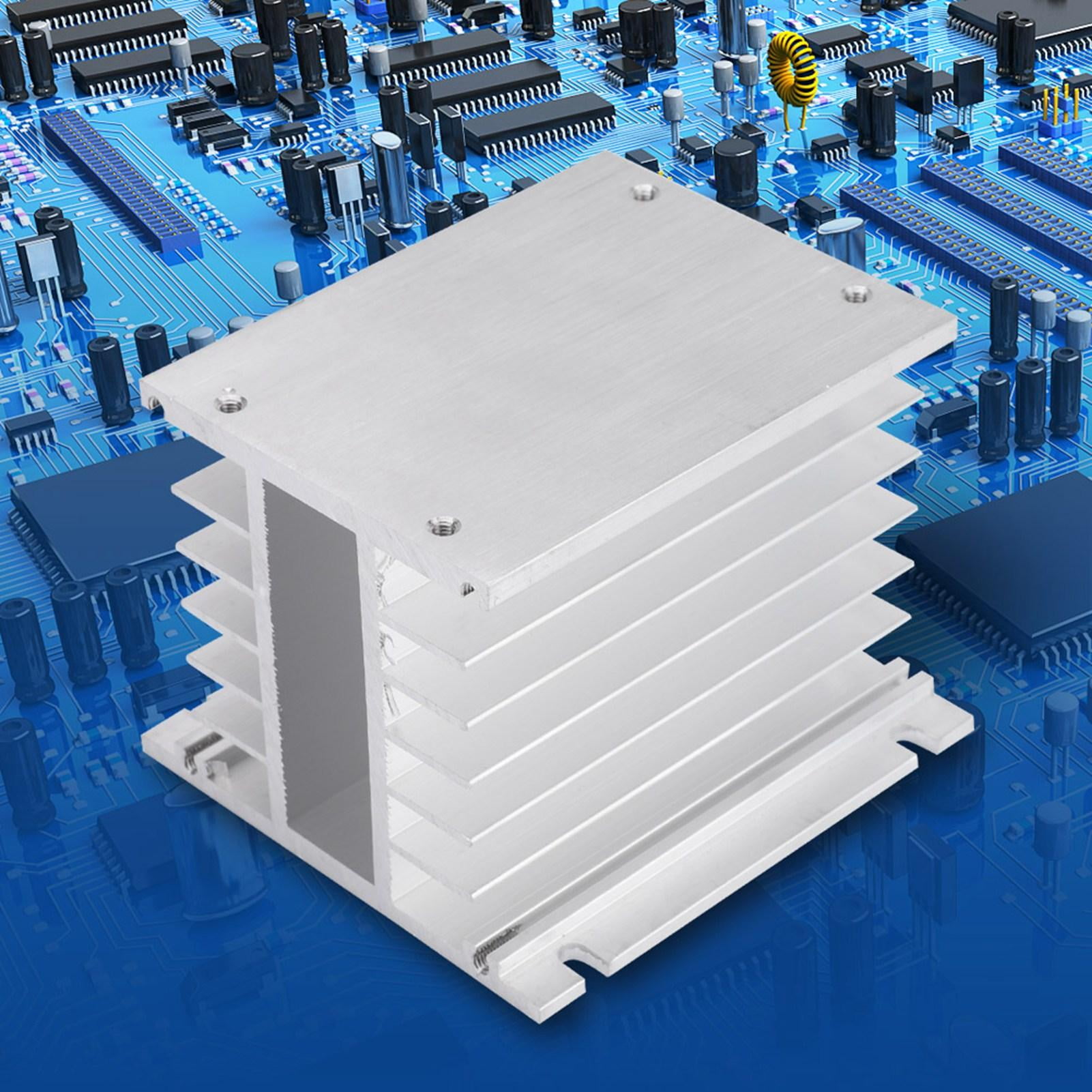 Three Phase Aluminum Alloy Heat Sink SSR Dissipation Solid State Relay Heatsink - Walmart.com