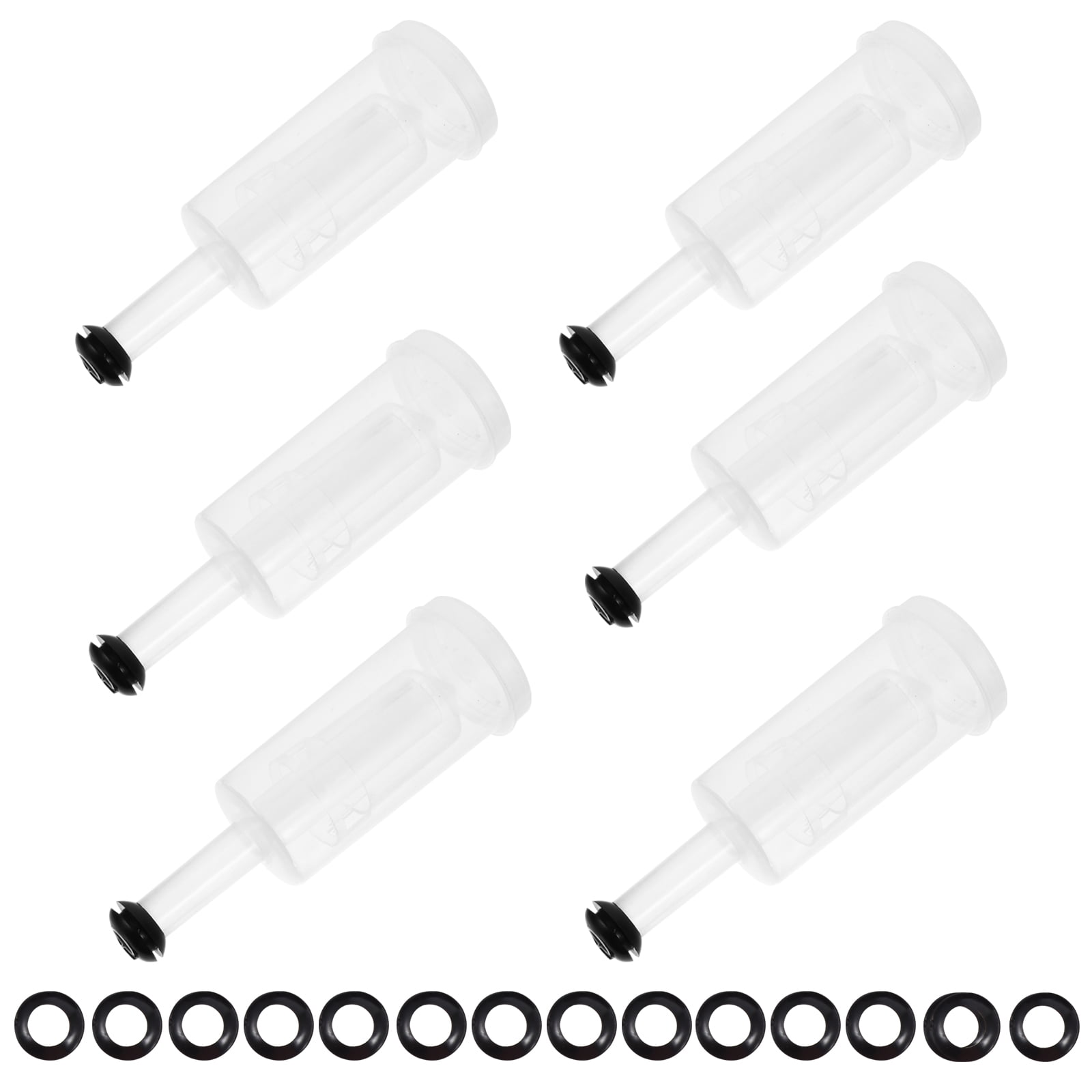 Three-Piece Check Valve Beer Air Locks with Silicone Lids Preserving ...