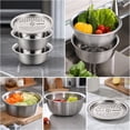 Three Piece Stainless Steel Potato Peeler Grater Set, Food Grade Rust ...