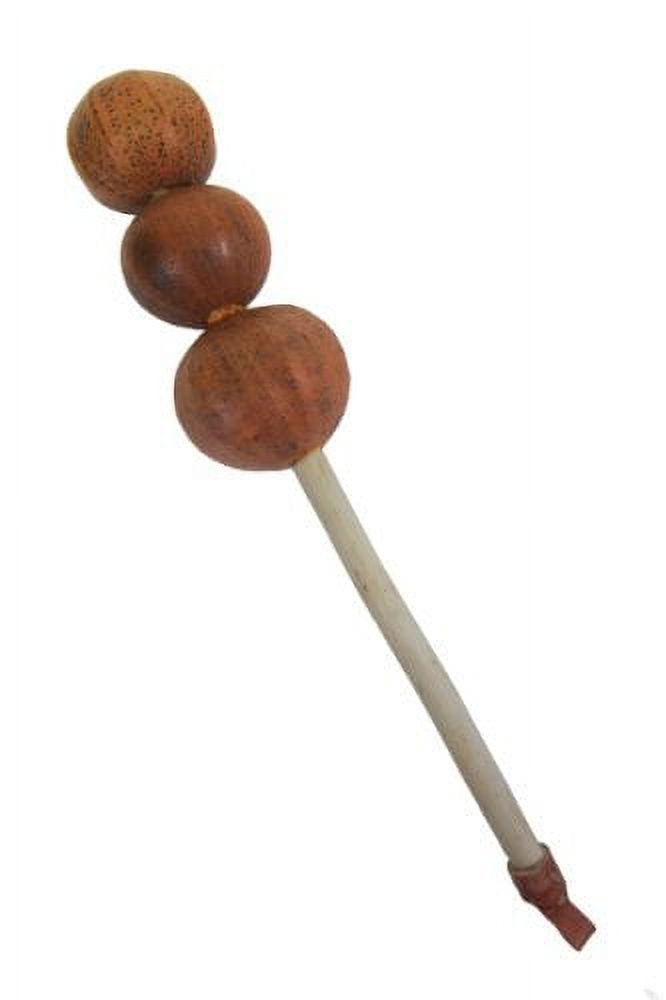 Three Pod Rattle - African Seed Pod Shaker - Triple Egg Shaker ...