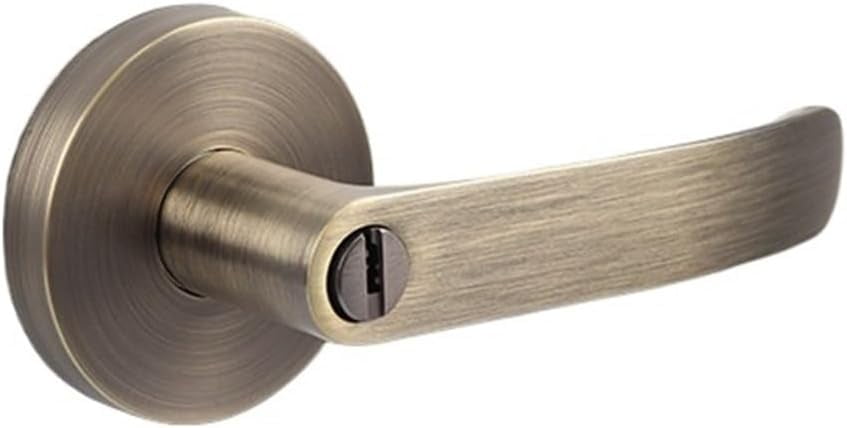 Three-Pole Handle Lock Bathroom Bedroom Door Lock fire Door Passage ...