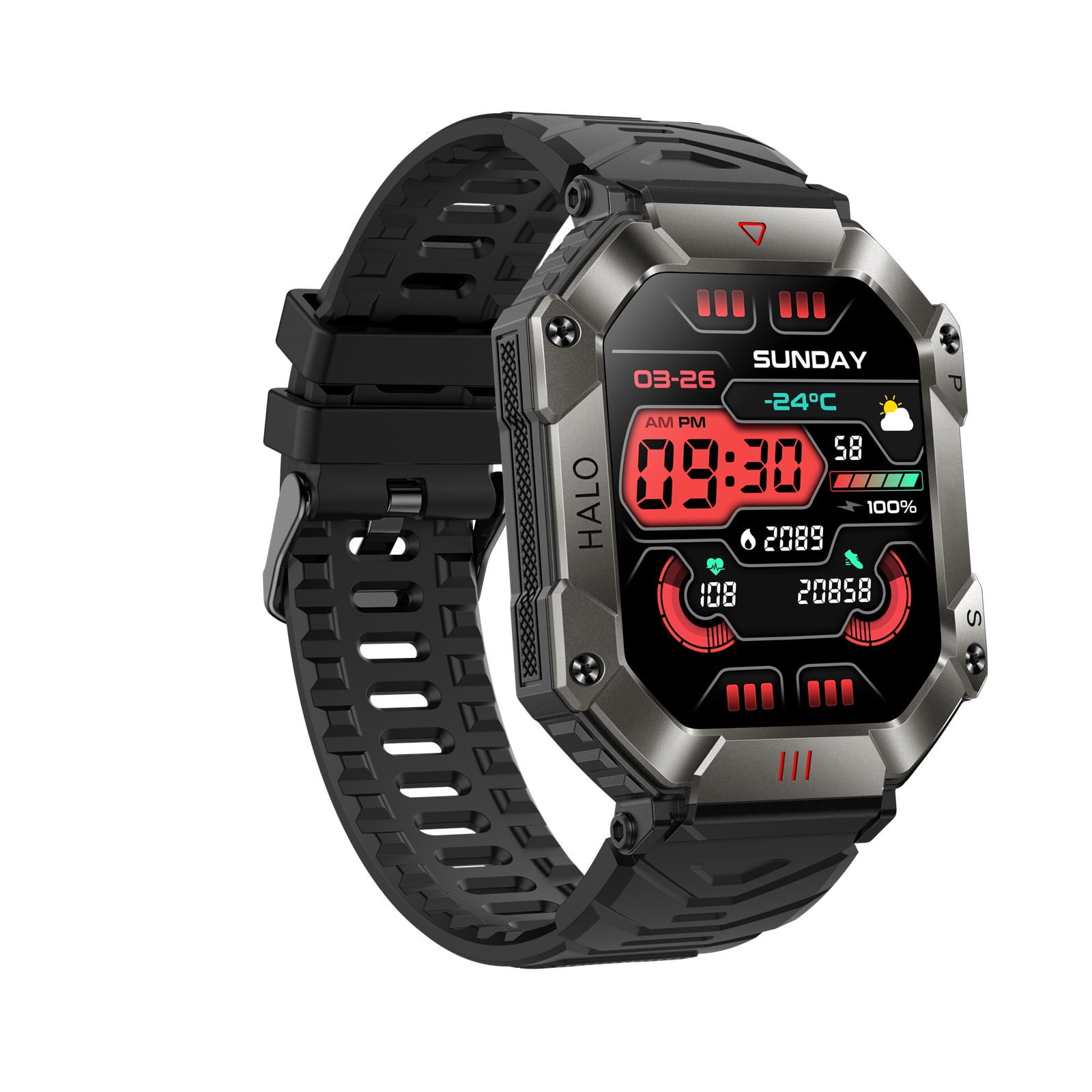 Three-Proof Bluetooth Talk Casual Smart Watch Outdoor Compass Real Time ...