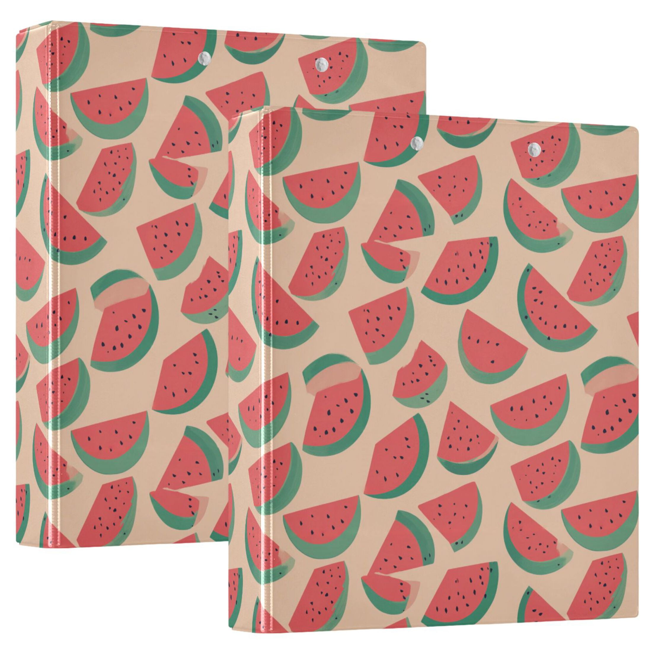 Three Ring Binder Cute Little Watermelon 1.5 Inch Round Binder D-Rings ...