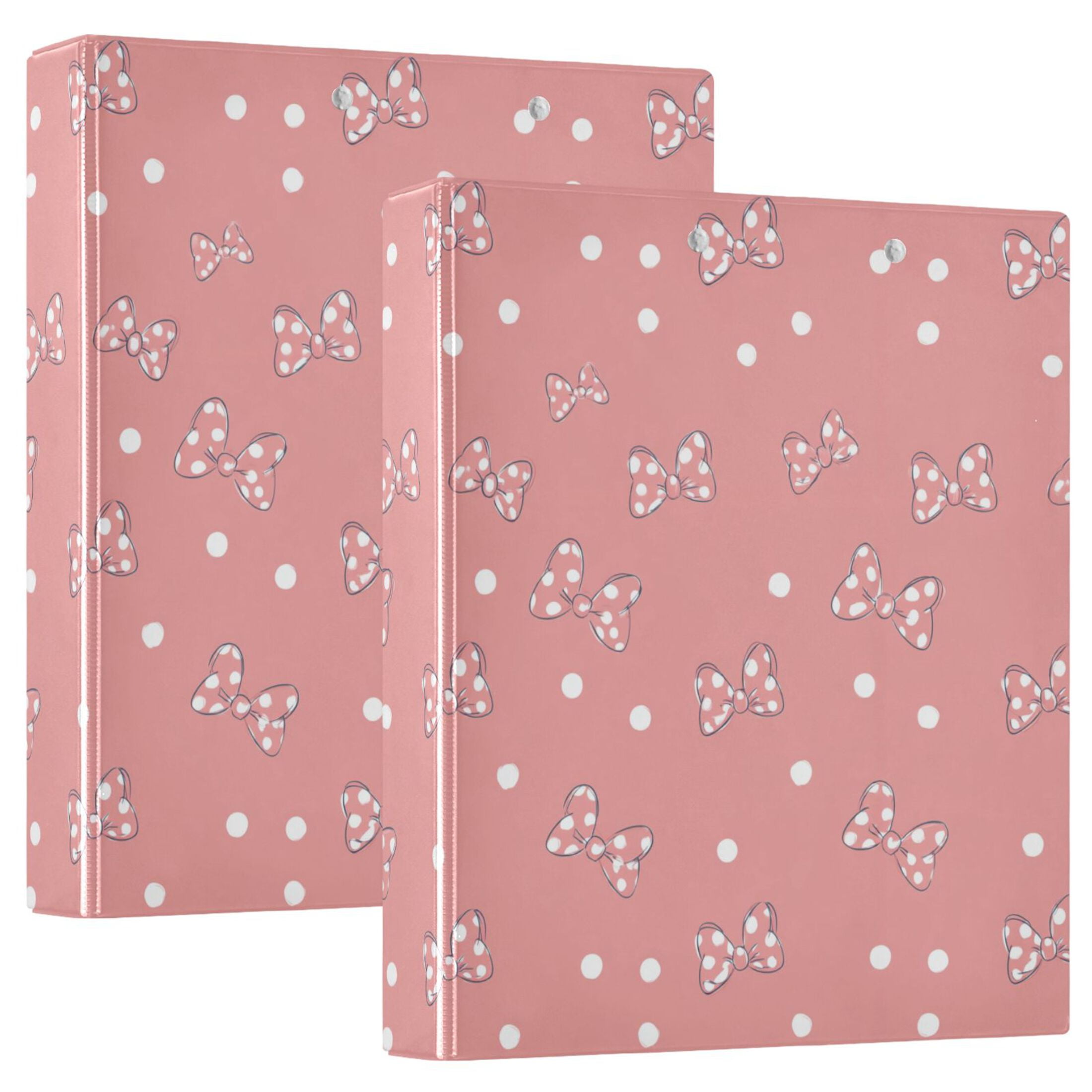 Three Ring Binder Cute and Interesting Bow 1.5 Inch Round Binder D ...