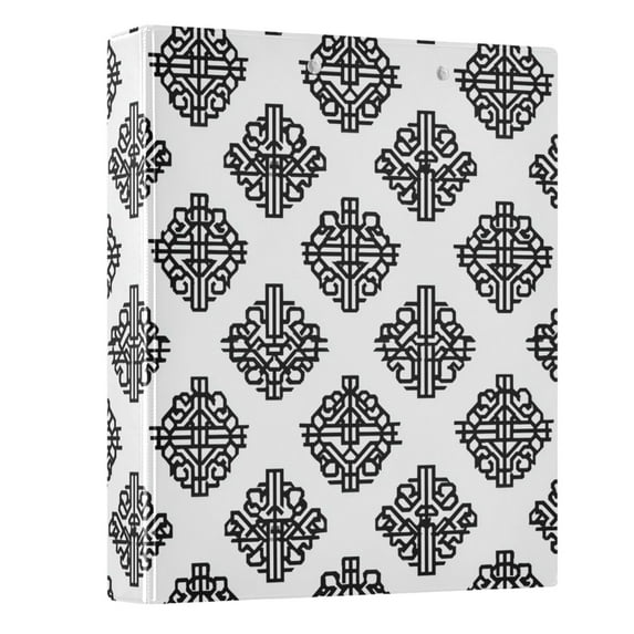 Three Ring Binder Line Drawing 1.5 Inch Round Binder D-Rings for Office ...
