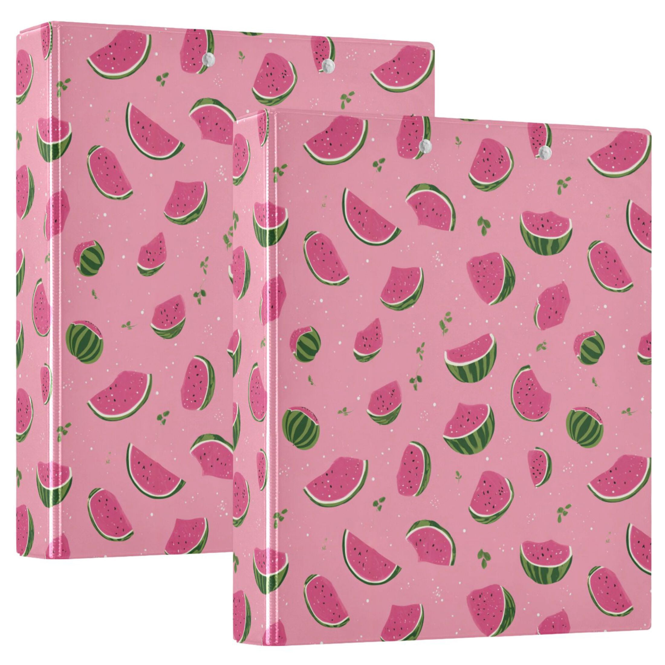 Three Ring Binder Lots Of Watermelons 1.5 Inch Round Binder D-Rings for ...