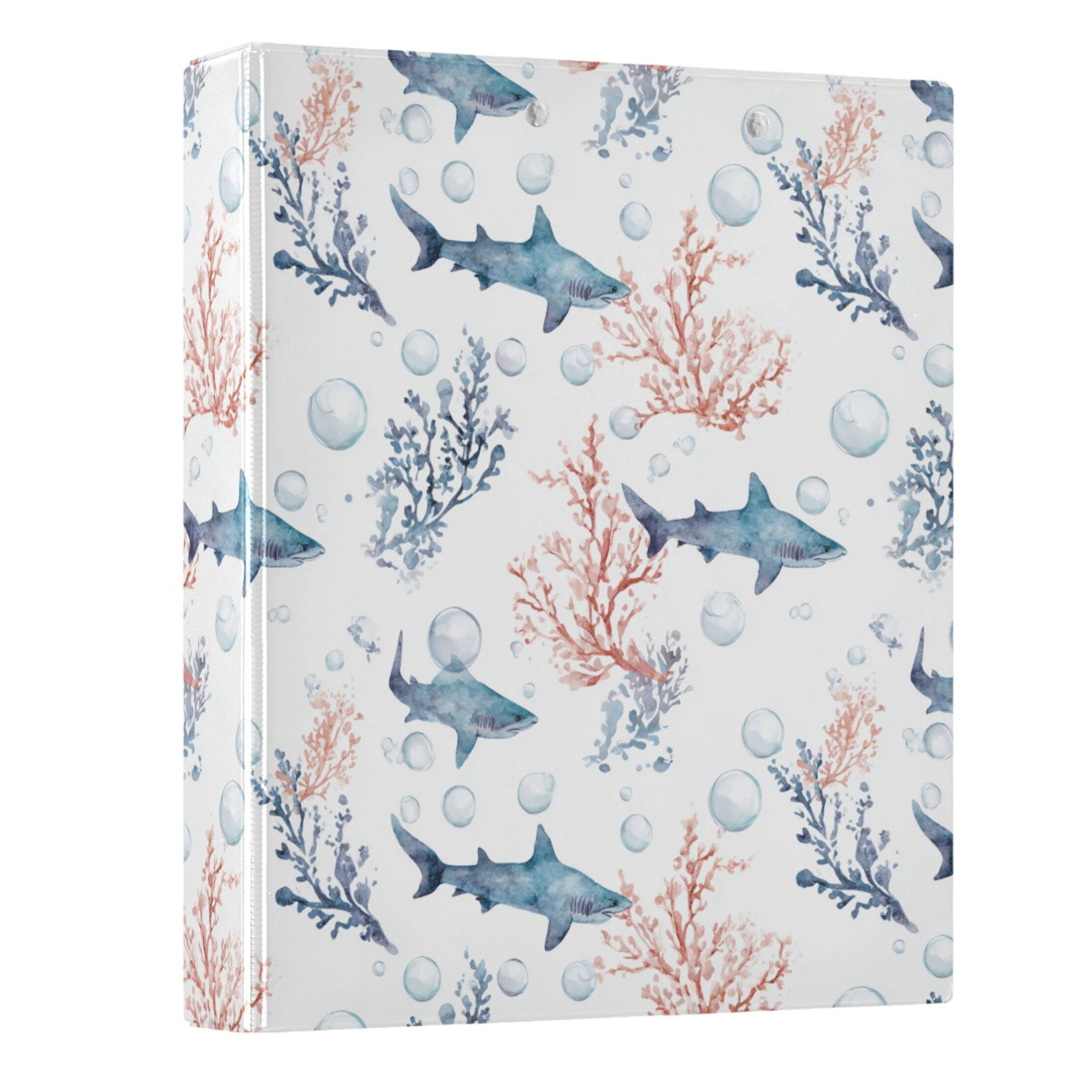 Three Ring Binder Shark 1.5 Inch Round Binder D-Rings for Office ...