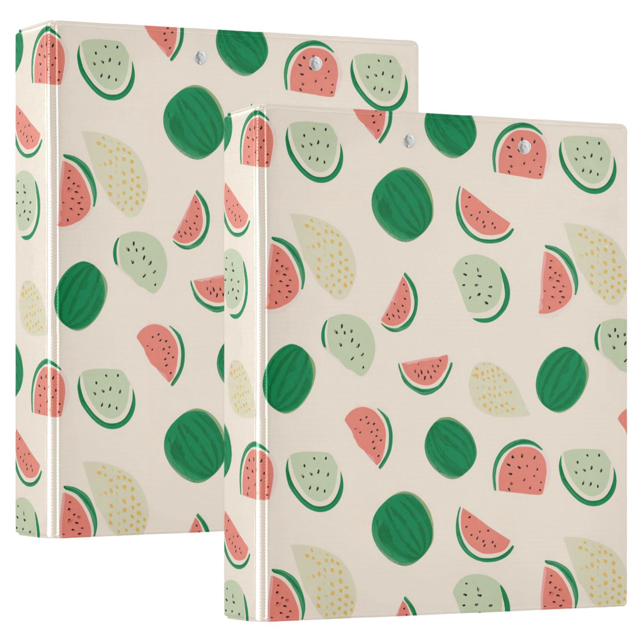 Three Ring Binder Watermelons 1.5 Inch Round Binder D-Rings for Office ...